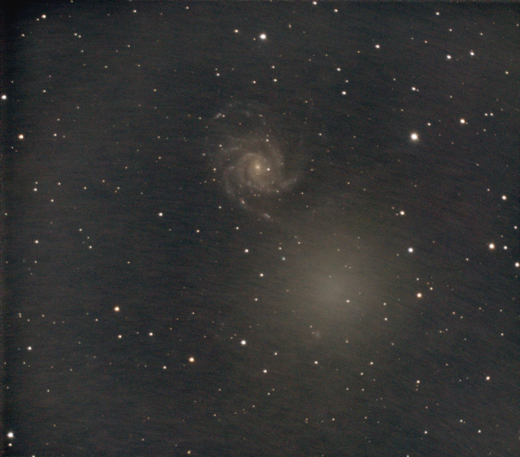 M101 – Pinwheel Galaxy – Wolf Run Observatory