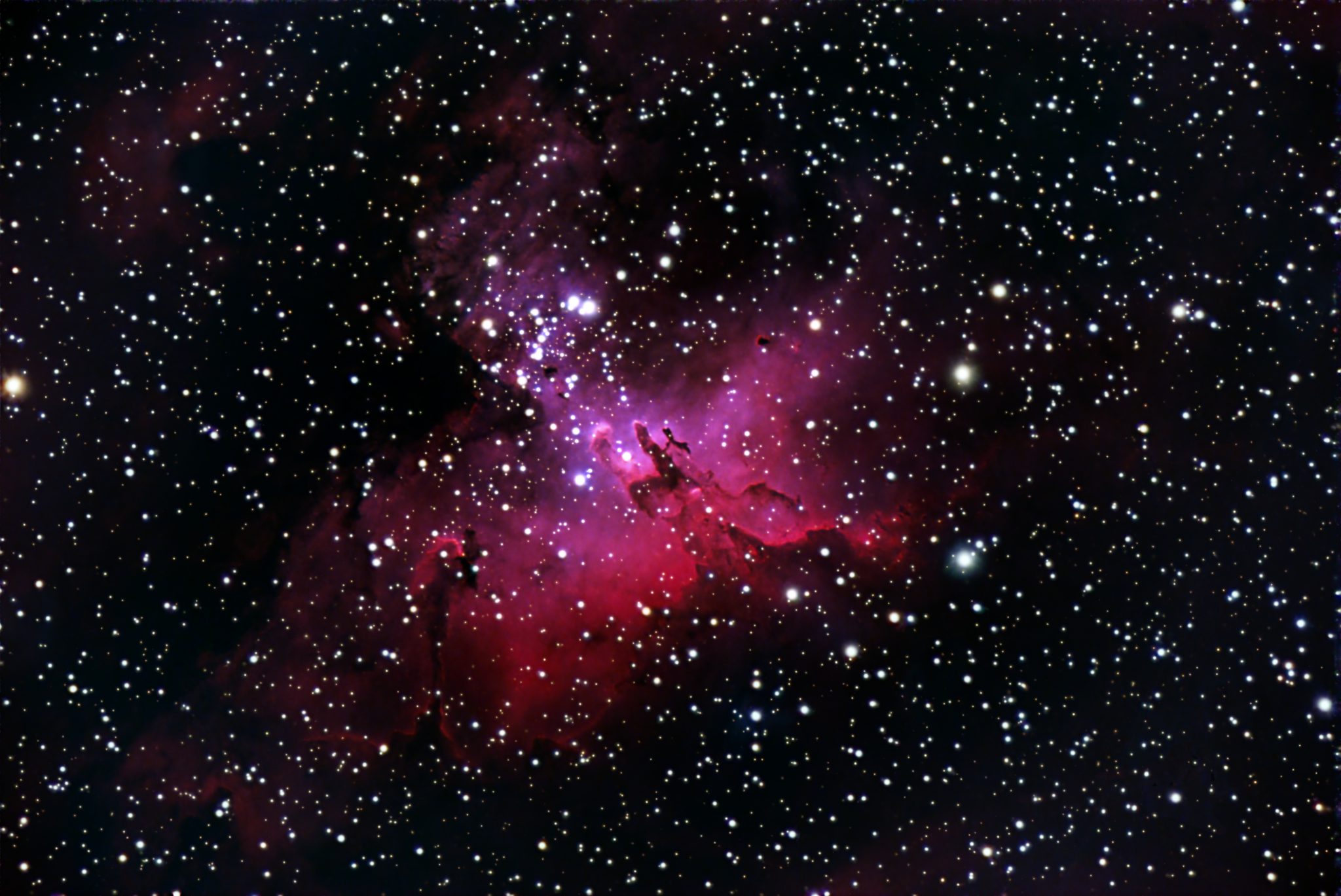 NGC 7380 – Wizard Nebula – Wolf Run Observatory