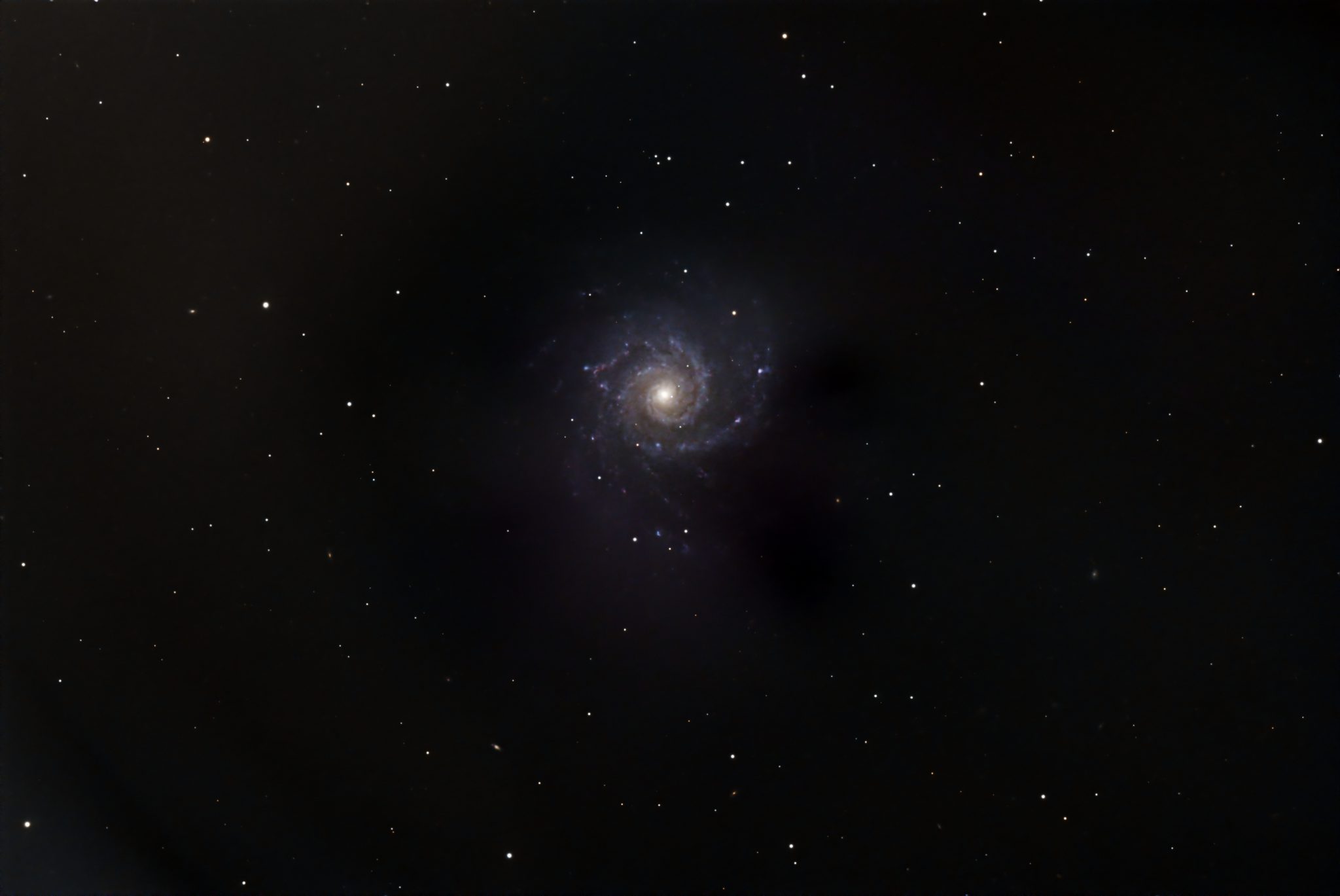 NGC 7380 – Wizard Nebula – Wolf Run Observatory